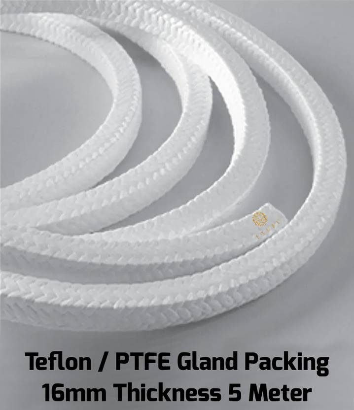 EXUBE Teflon / PTFE Gland Packing 16mm Thickness 5 Meter Long ...