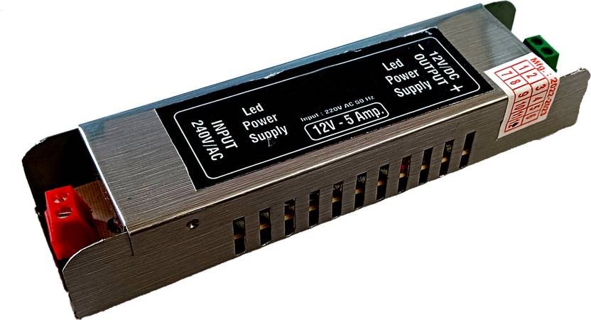 Steko 12V/5A, 60 WATT SMPS Power Supply For LED Profile Light ...
