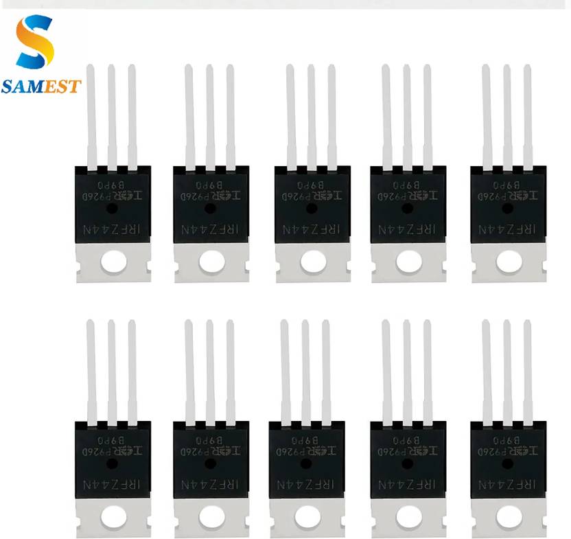 samest (Pack of 10Pc) IRFZ44N MOSFET - 55V 49A N-Channel Power MOSFET ...