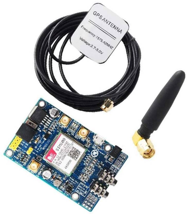 INVENTO SIM808 Module GSM GPRS GPS Development Board Shield + IPX SMA ...