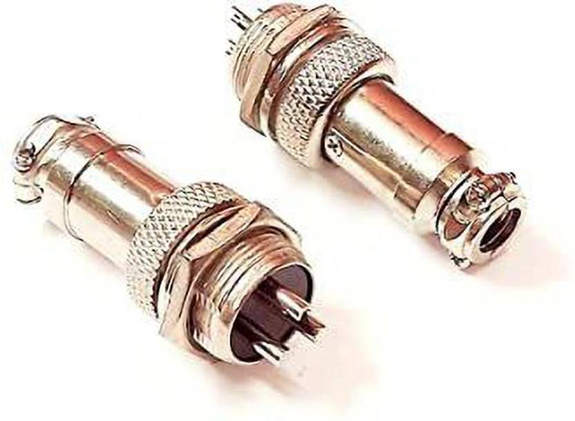 Prowans 3 Pin Connector Socket Plug Metal Circular Connector Cable 3 ...
