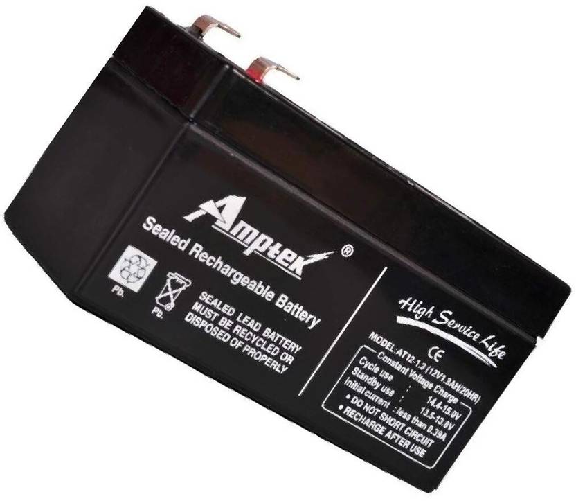 INVENTO 12V 1.3Ah 1300mah Rechargeable sealed lead acid battery ...