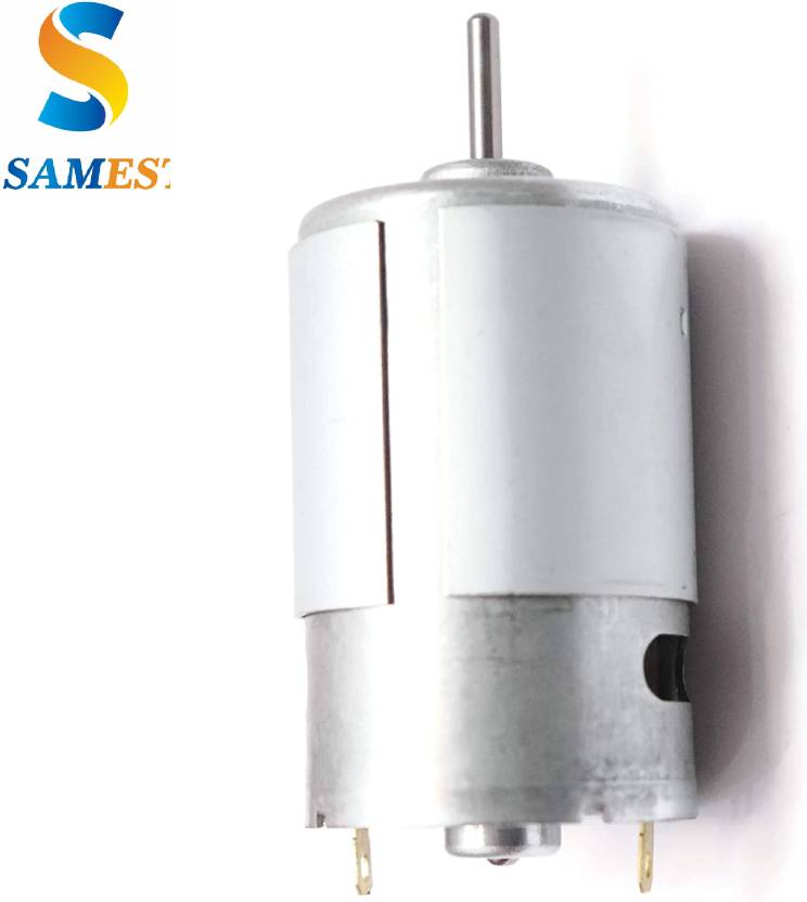 samest RS-555 High Power 12 Volt Big Core DC Motor High Torque 6000 RPM ...
