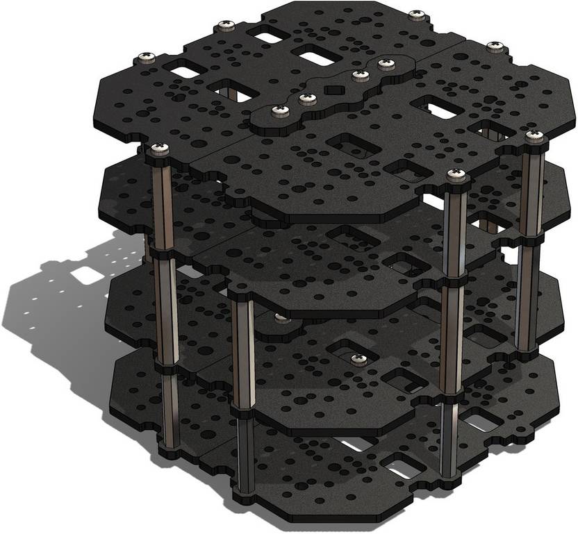 SunRobotics TurtleBot Waffle Compatible Expandable & Stacked ABS ...