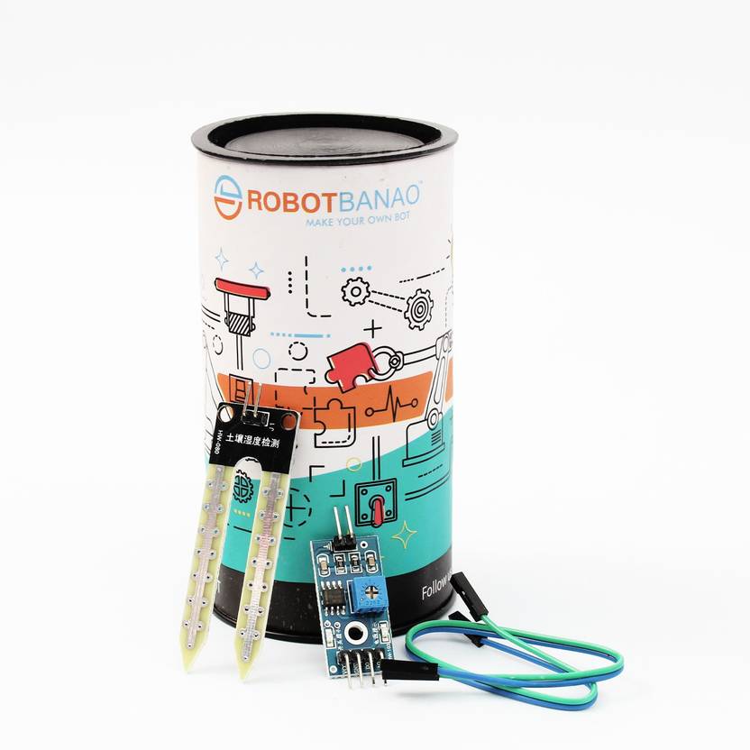 Robotbanao Soil Sensor, Soil Moisture Sensor And Automatic Watering System For Arduino Probe and ...