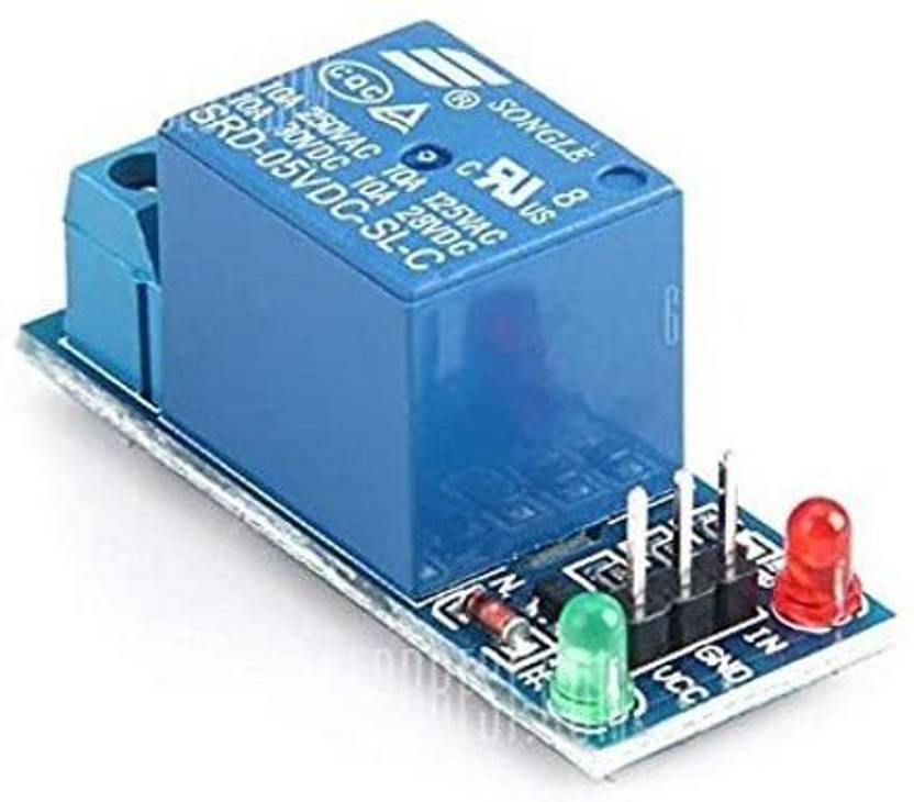 Prowans (1 Pc) 5v DC Relay Module for Light LED One Channel Relay ...