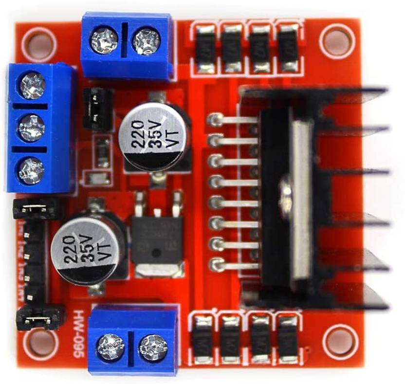 Robotbanao L298N 2A BASED MOTOR DRIVER MODULE Motor Control Electronic ...