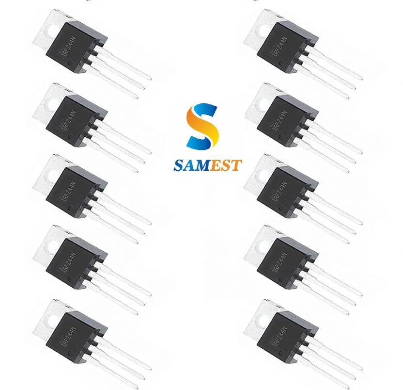 samest (Pack of 10Pc) IRFZ44N MOSFET - 55V 49A N-Channel Power MOSFET ...
