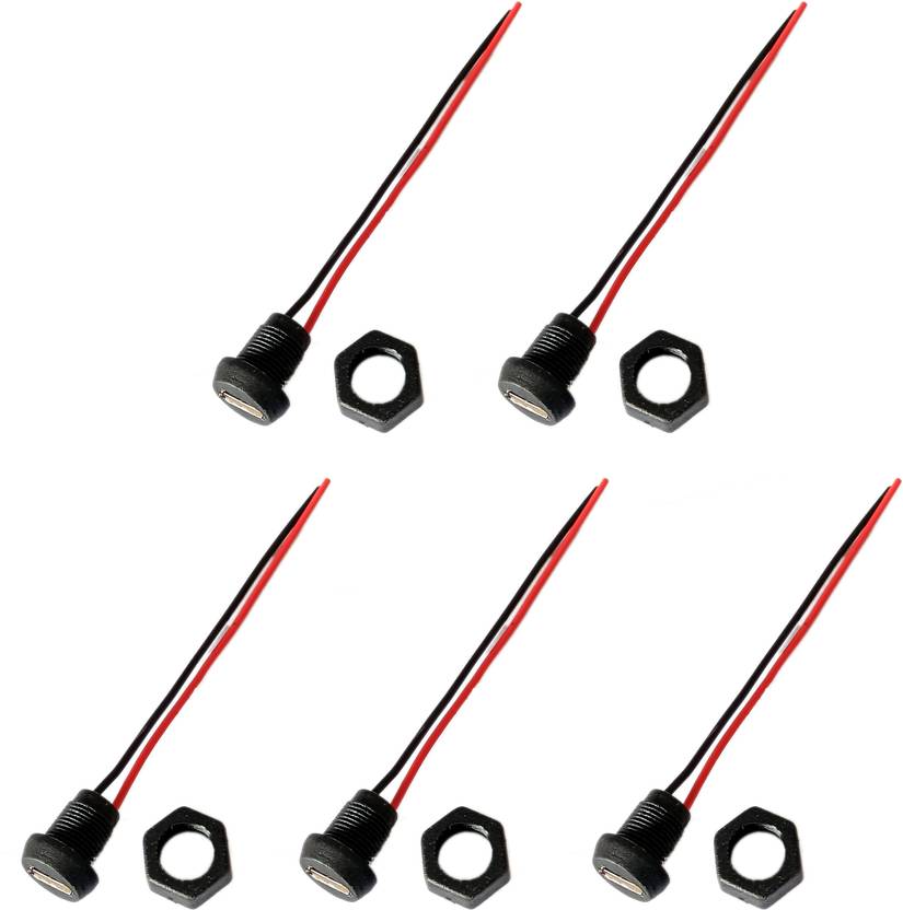 Steko (5 Pieces) Micro USB V8 Female Panel Mount Connector With NUT ...