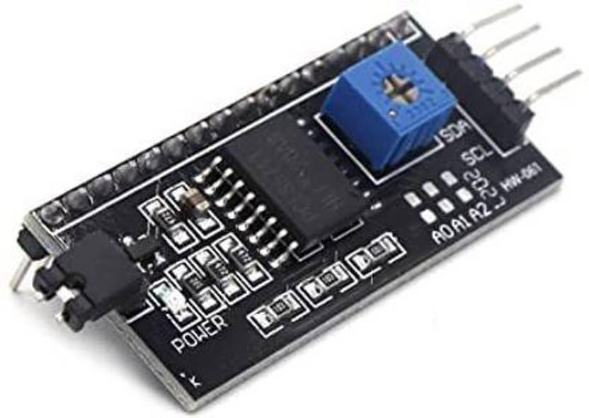 AUTO BOTIX 16x2 JHD162 DC 5V alphanumeric lcd With IIC I2C Serial Interface Board Module ...