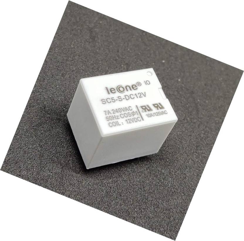 INVENTO pcs 12V DC Relay 5 Pin 12V 7A Current Sugar Cube PCB Mount Relay SPDT Relay Automotive ...