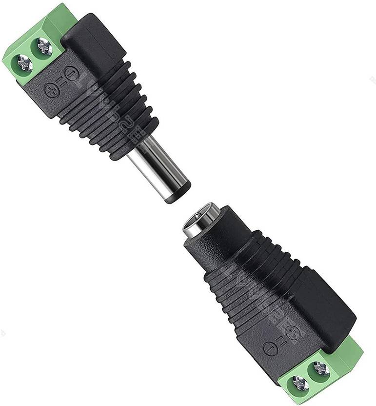 Prowans Male and Female 12V DC Power Connector 5.5mm x 2.1mm 24V Power ...