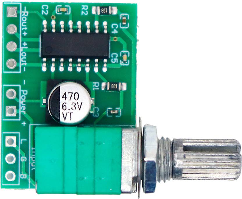 Electronic Spices PAM8403 - GF1002 3W+3W Dual channel audio amplifier ...