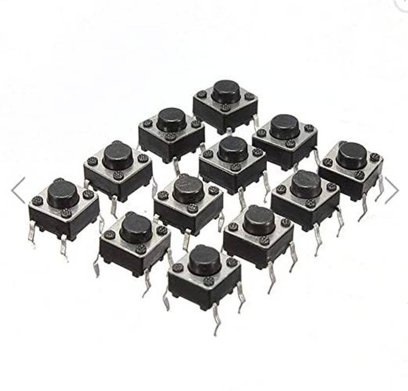 Prowans 6x6x6 mm Micro Momentary Tactile Tact Touch Push Button Switch ...