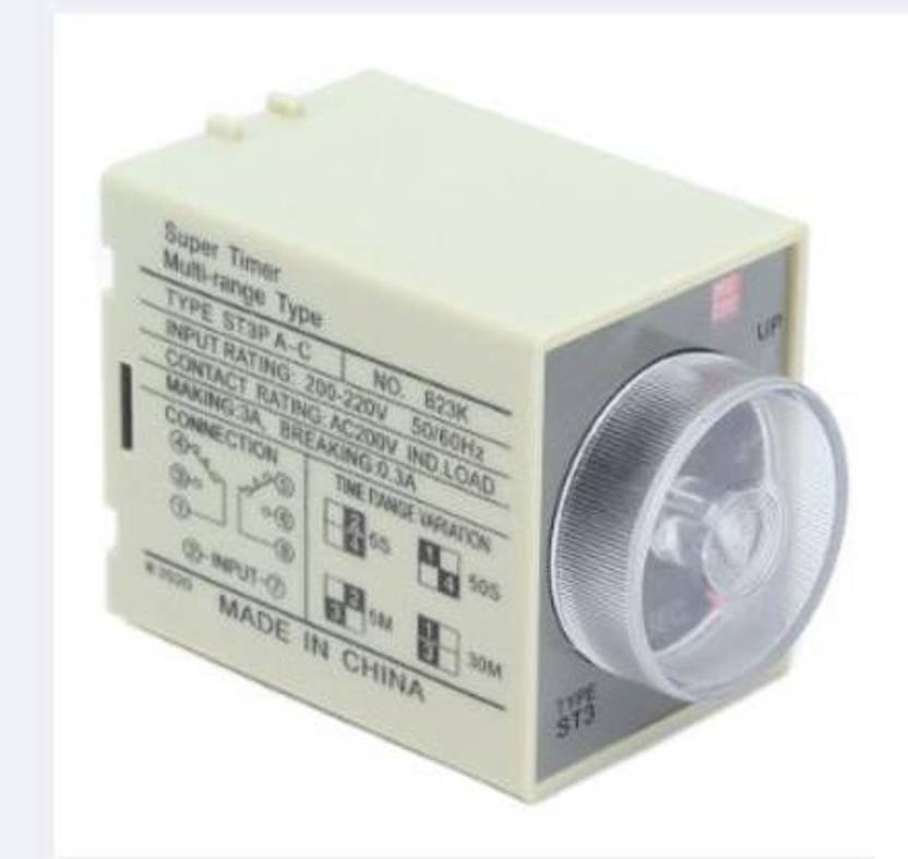 ARINO ST3PA-C TIMER ON-DELAY 5S/50S/5M/30M 220VAC ( WITH BASE ) Programmable Electronic Timer ...
