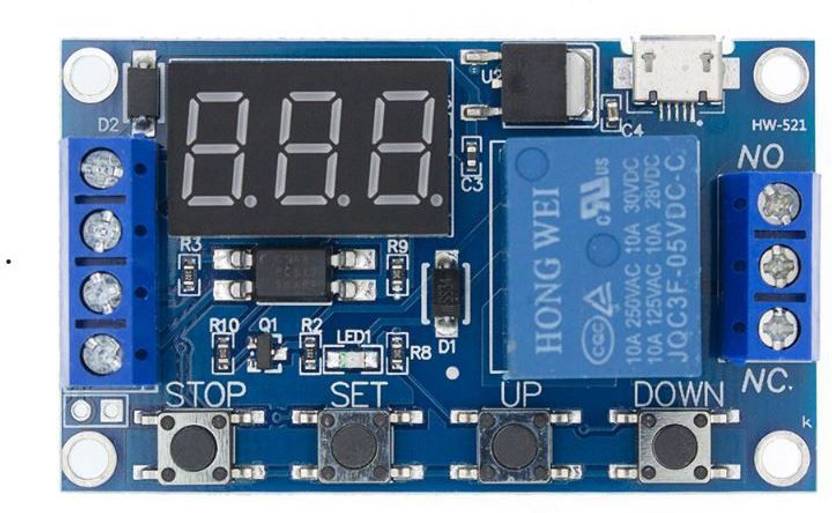 keertan kalp DC 6V To 30V One Way Relay Module Delay Power ...