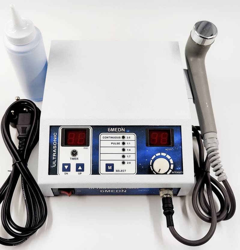 BMEDN Digital Advance Ultrasonic/Ultrasound/UST Physiotherapy 5 Led Modes Ultrasonic Machine ...