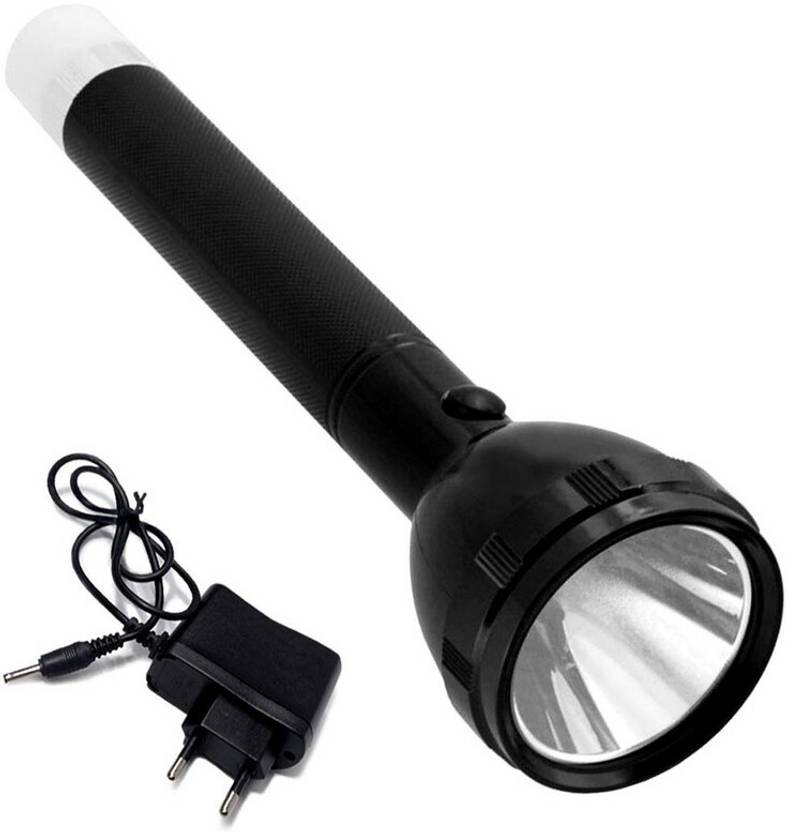 ZYRIAN Torch High Flash power LED Rechargeable 2000mAh battery Long ...