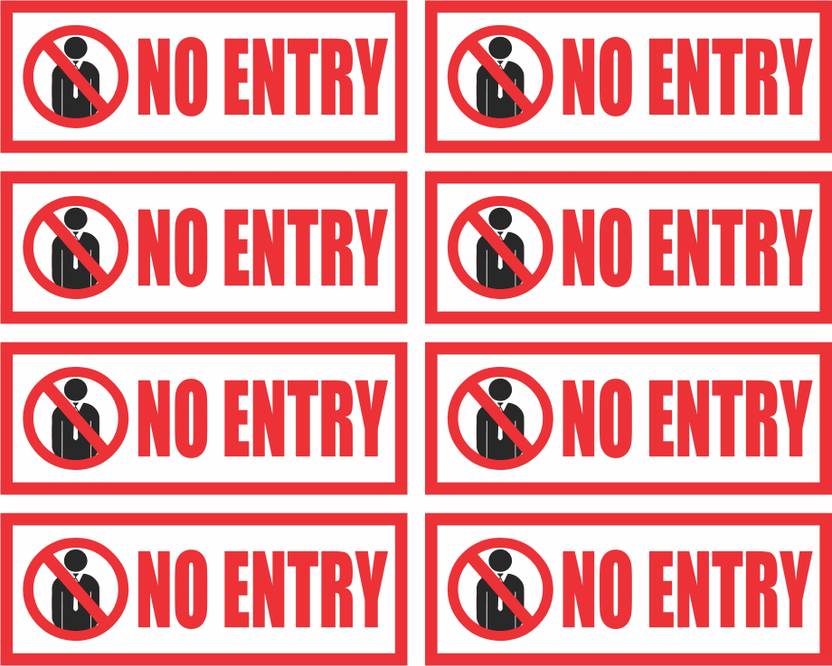jhitkiyahi No Entry Emergency Sign Price in India - Buy jhitkiyahi No ...