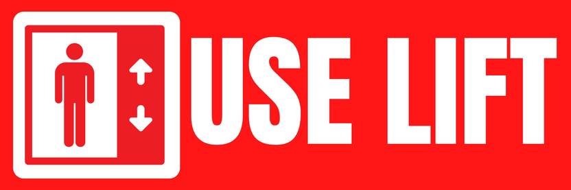 Ira Sign USE LIFT Emergency Sign Price in India - Buy Ira Sign USE LIFT ...