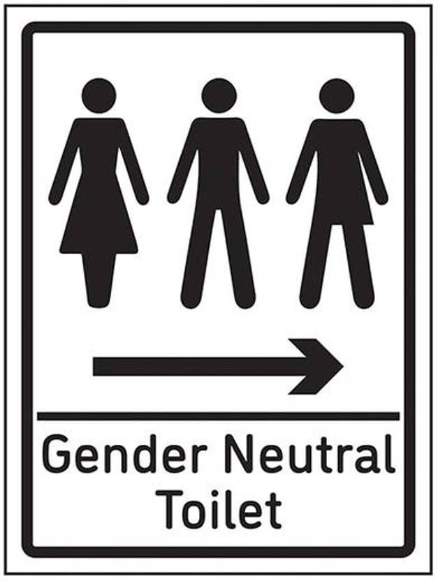 RLDigitalUnits Gender Neutral Toilet sign board Emergency Sign Price in ...