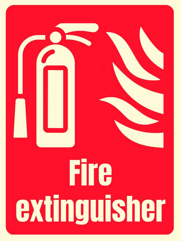 Ira Sign FIRE EXTINGUISHER Emergency Sign Price in India - Buy Ira Sign ...
