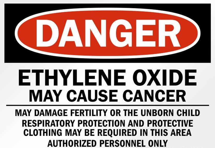 RLDigitalUnits DANGER ETHYLENE OXIDE MAY CAUSE CANCER SIGN BOARD ...