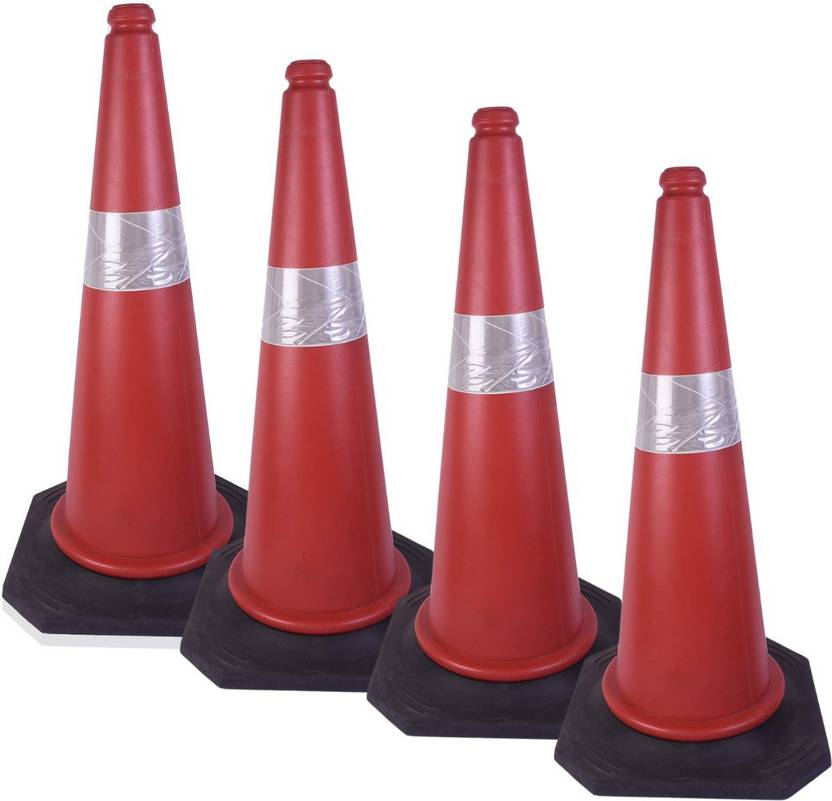 RAHUL PROFESSIONALS Safety Traffic Cone With Reflective Strips Cones ...