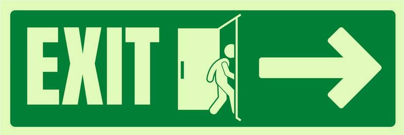Ira Sign EXIT Emergency Sign Price in India - Buy Ira Sign EXIT ...