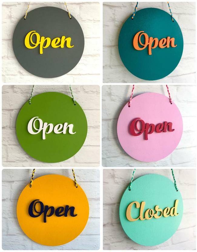 laxmi acrylic open, close Emergency Sign Price in India - Buy laxmi ...