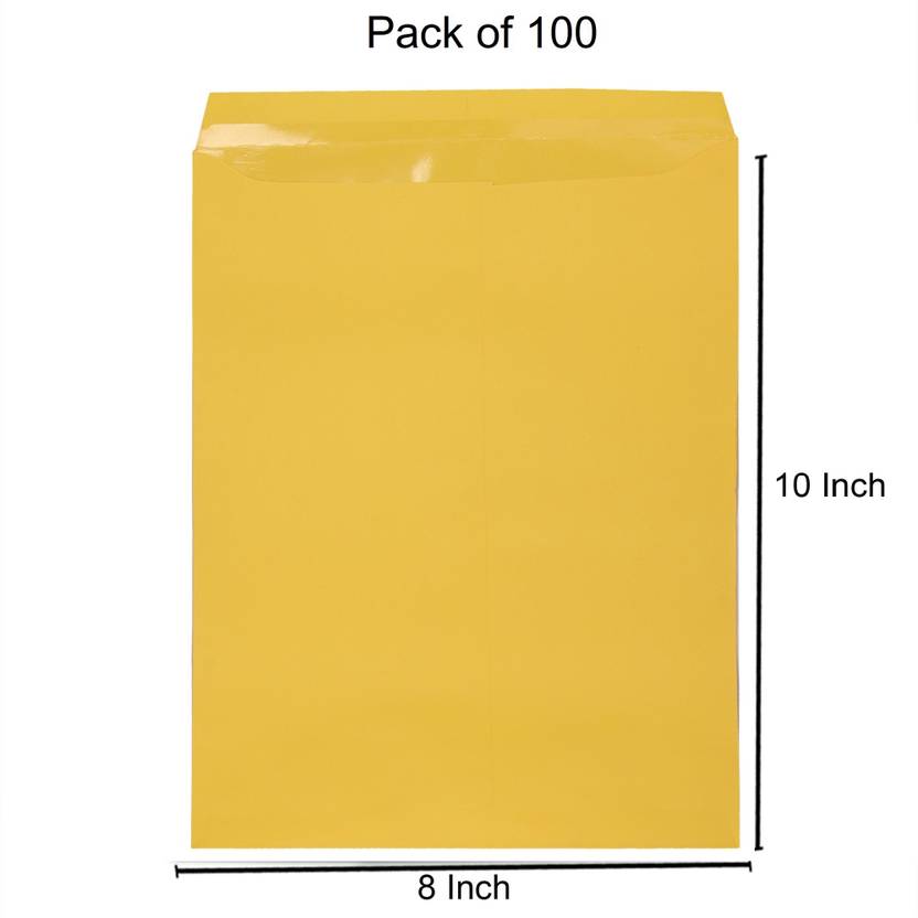 SUNPACKERS Inside Laminated Envelope Home/Office/Cheque Envelope Size ...