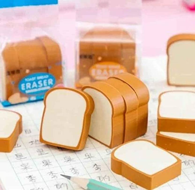Flipkart.com | Hugsncuddles bread eraser Non-Toxic Eraser