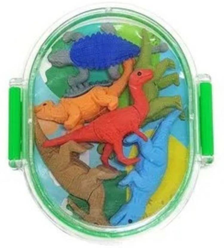 Flipkart.com | Sannu 3D Puzzle Fancy Cartoon Dinosaurs Theme Erasers ...