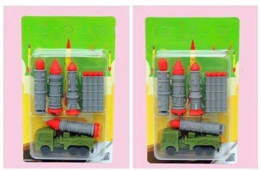 Flipkart.com | Crackles 3D Military Army Rocket Launcher Erasers for ...