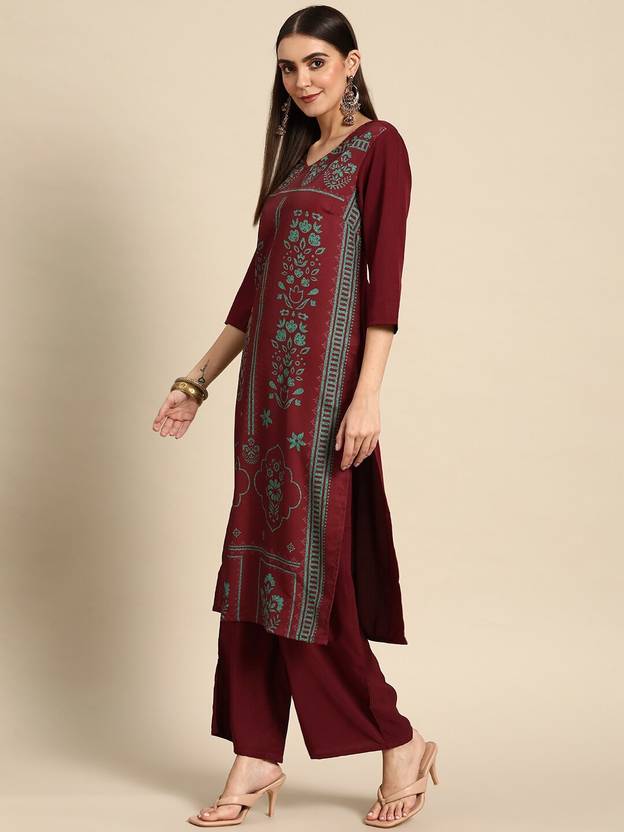 ANOUK Women Kurta and Palazzo Set - Buy ANOUK Women Kurta and Palazzo ...