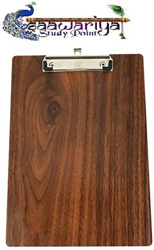 Flipkart.com | Saawariya Study Point Wooden Clipboard with Metal Clip ...