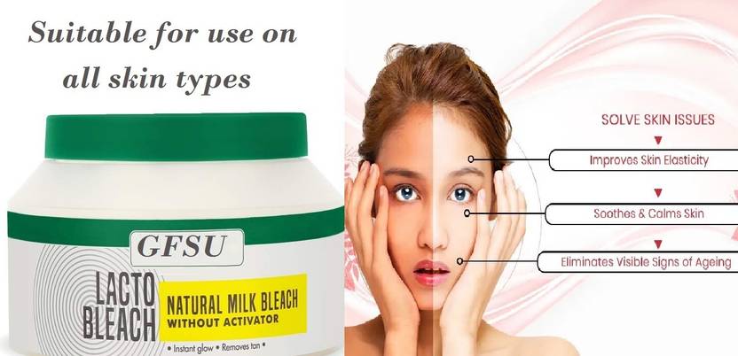 GFSU LACTO BLEACH- NATURAL MILK BLEACH WITHOUT ACTIVATOR - Price in ...