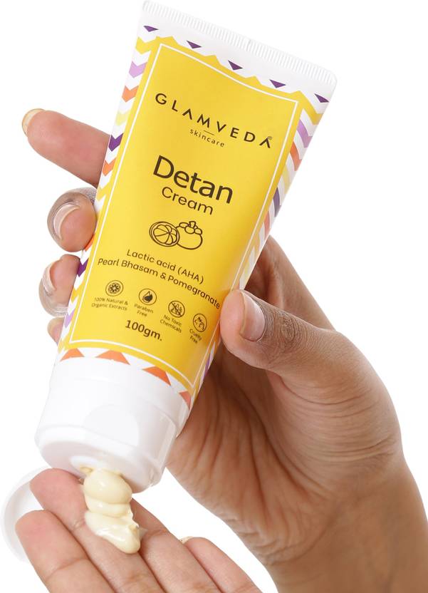 GLAMVEDA Detan Cream | Reduces Sun Tan , Hyperpigmentation & Dark Spots ...