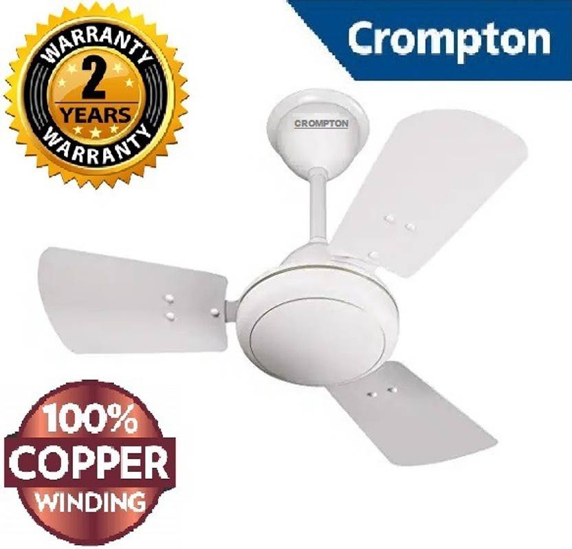 Crompton CROMPTON SUREBREEZE 100% COPPER ULTRA HIGH SPEED 360 RPM LONG ...