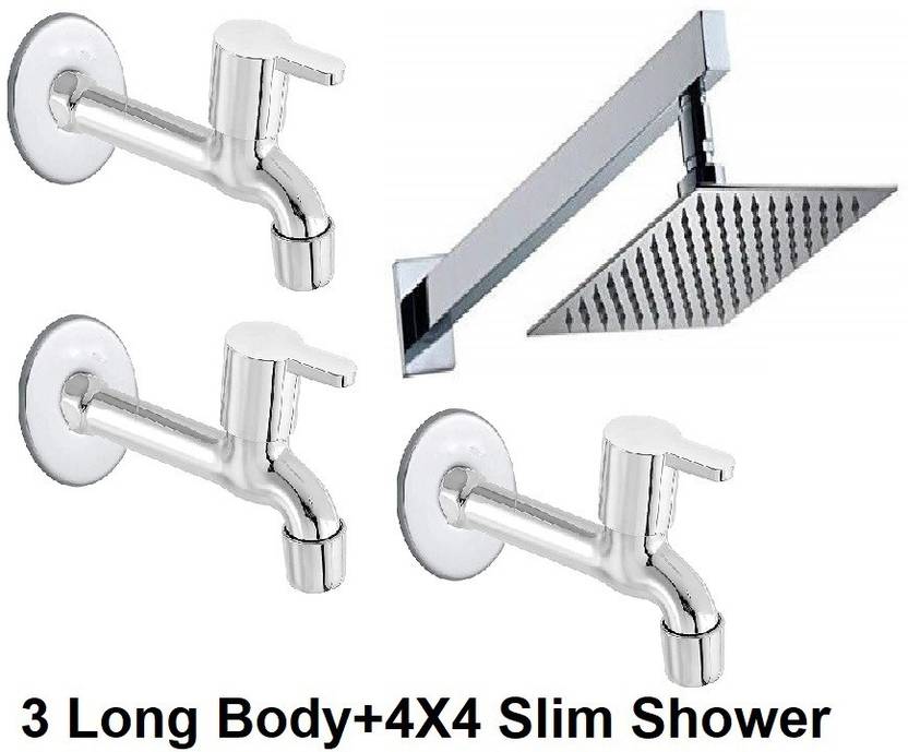 fastgear by Fastgear Chrome Finish Stainless Steel 3 Long Body Tap with ...