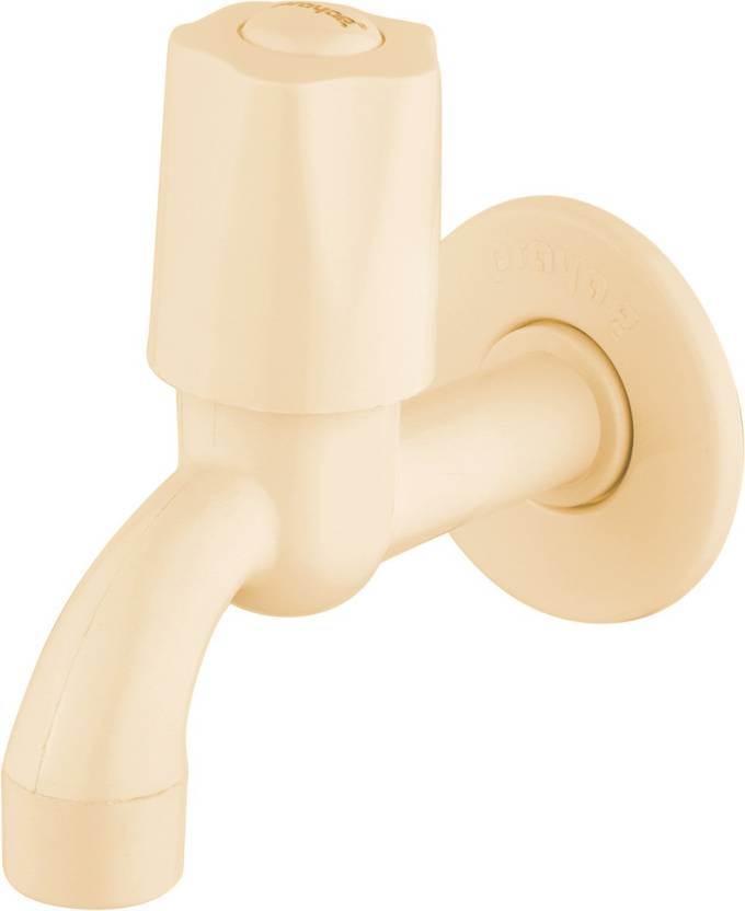 Prayag Grand Bib Cock Long Body Tap Foam Flow Water With Flange Pack