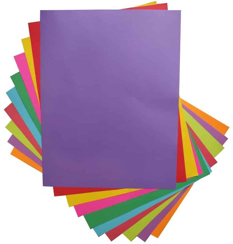 ABD A4 Size plain colored sheet(100 Sheet) Felt Sheet Price in India ...