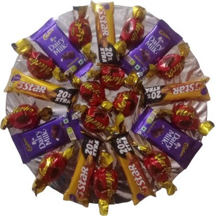 Cadbury Dairy Milk, 5 Star Chocolate Milk Chocolate Assorted Gift Box ...