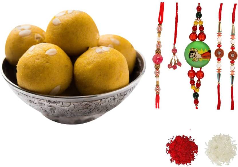 Party Rasoi Besan Laddu 200 Gm | Family Rakhi | Raksha Bandhan Gift ...