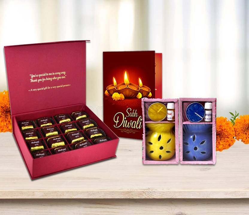Midiron Special Diwali Hamper Pack with Chocolate Box, Subh Deepawali ...