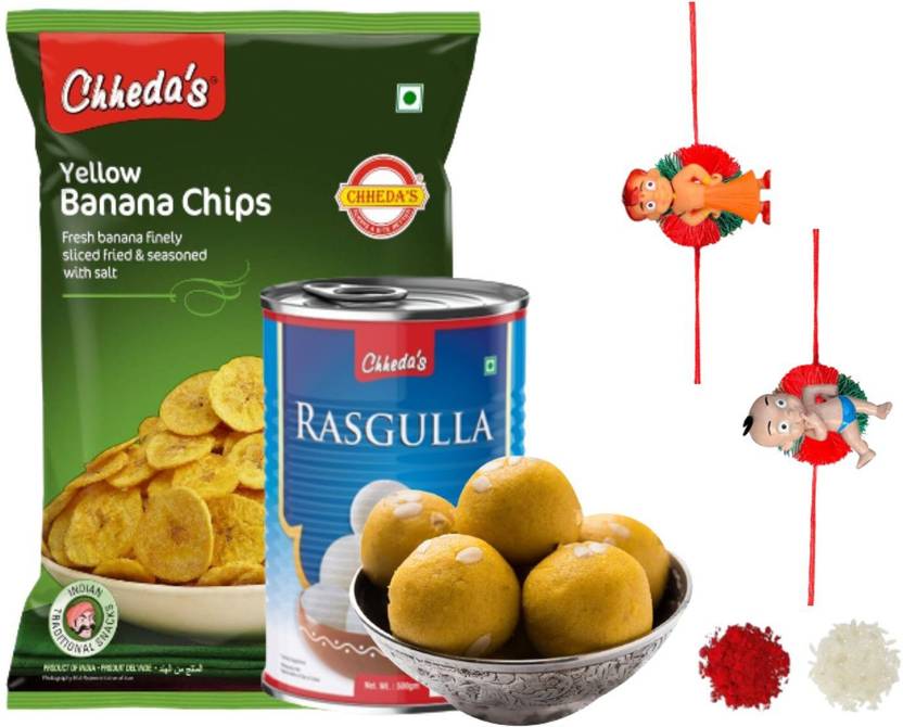 Party Rasoi & Chheda's - Besan Laddu | Rasgulla | Yellow Banana ...