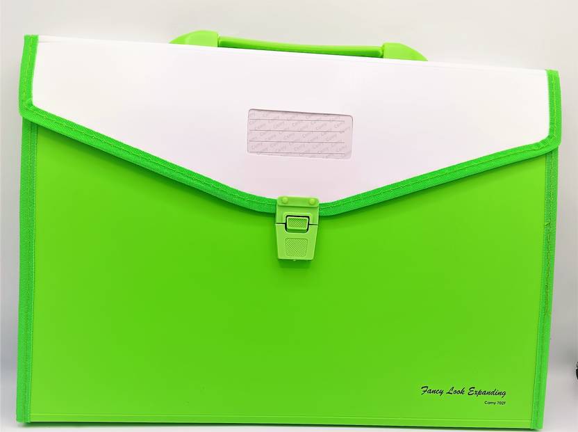 Flipkart.com | Ikshu Plastic A4 Size Fancy Look Expanding File Folder ...