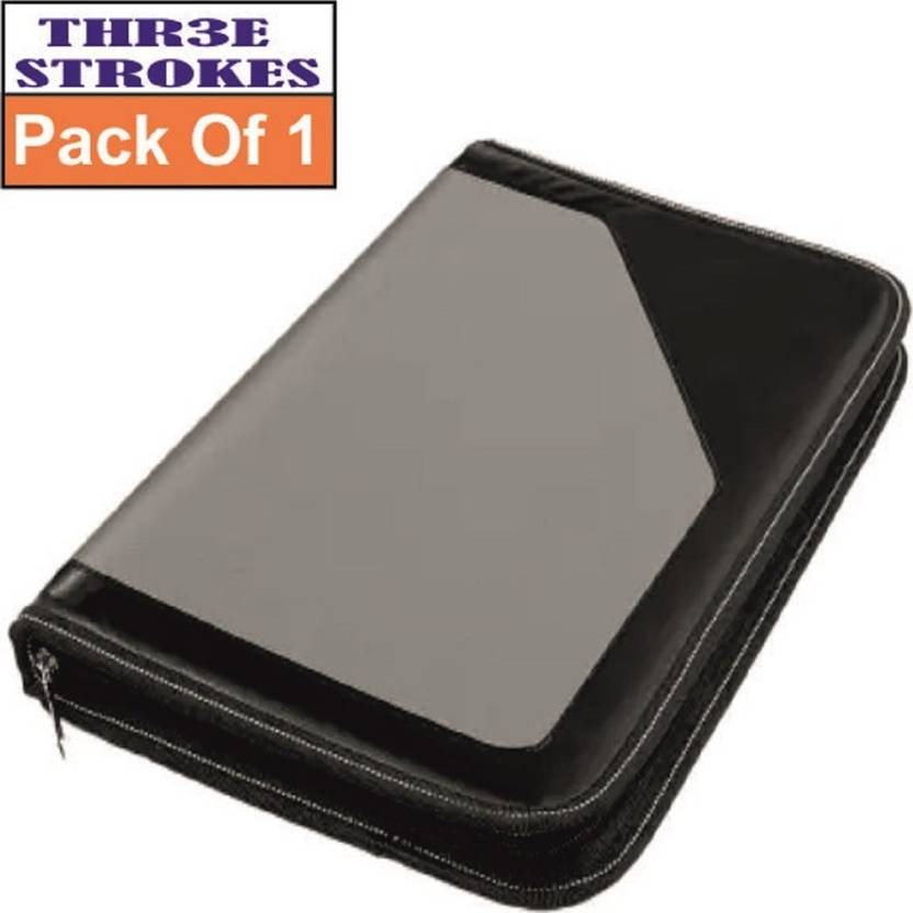 Flipkart.com | THR3E STROKES PU leather Multipurpose 24 Sleeve File ...