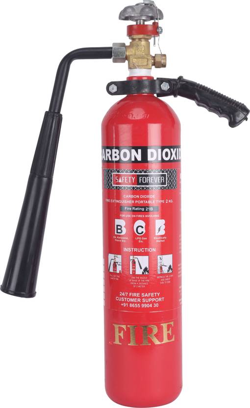 Safety Forever 2Kg Co2 Fire Extinguisher Fire Extinguisher Mount Price ...