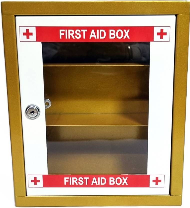 Adscope High Grade METAL Emergency First Aid Kit Box/Emergency Medical ...